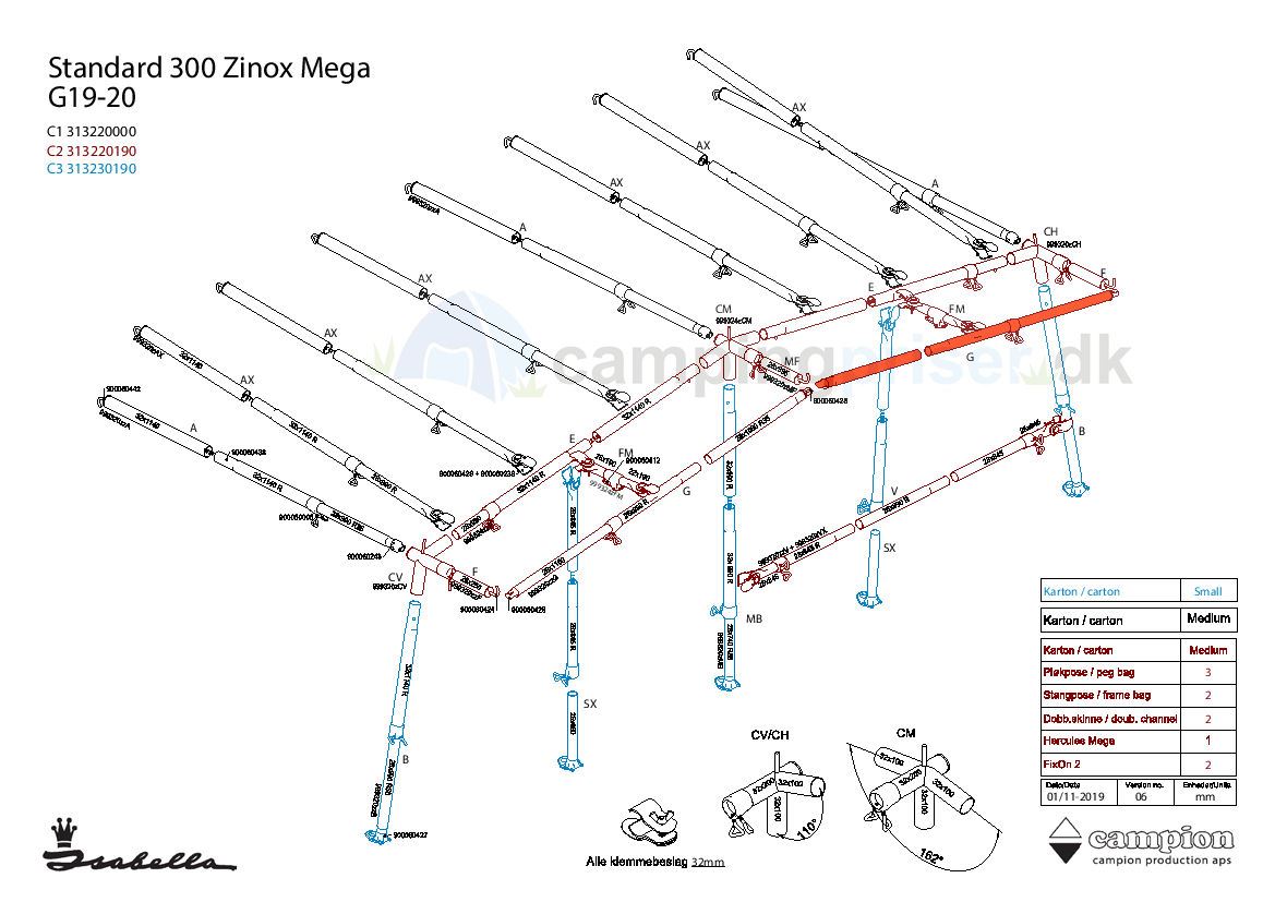 Campingpriser.dk - Udhængsstang G19-20 Forum - 300 Mega G stang